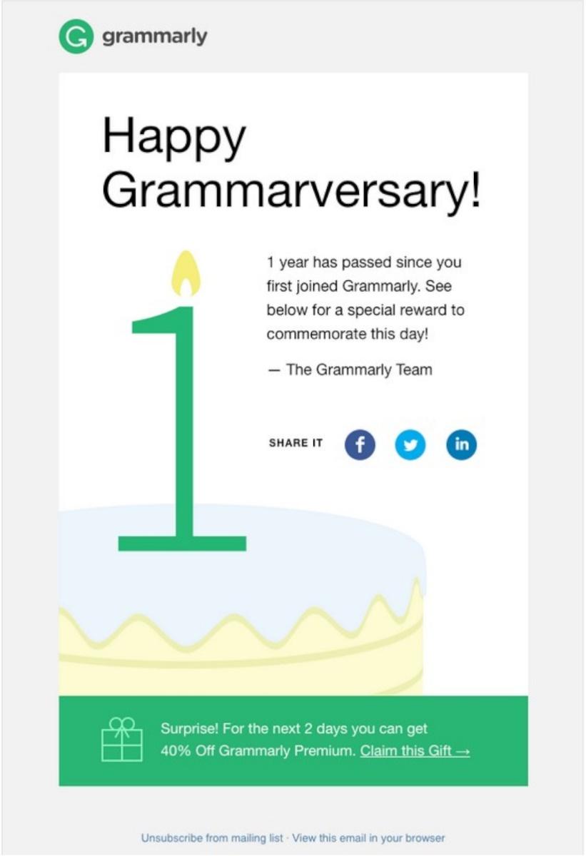 5 Favorite Anniversary Email Examples And Why We Love Them Email 